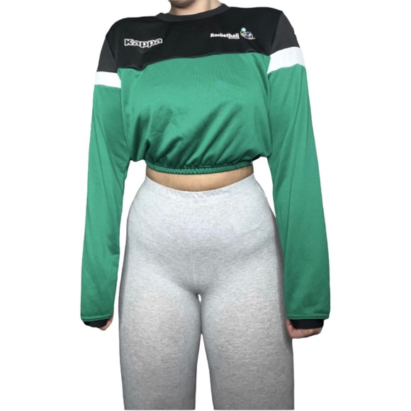 Kappa | Tops | Kappa X Ireland Basketball Reworked Custom Crop Top ...